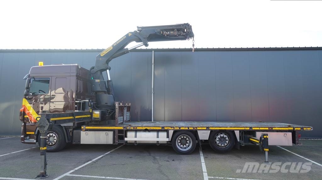 Daf XF 460 6X2 FLATBED TRUCK WITH PALFINGER PK 50002 C, 2015, Schiedam ...