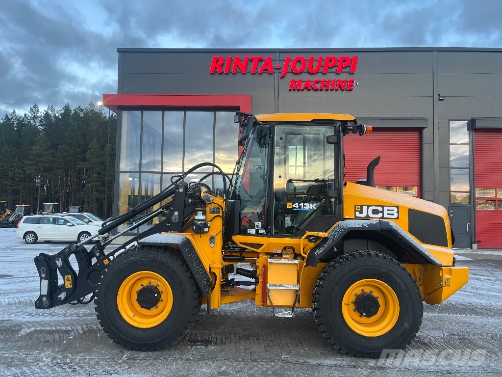 Jcb 413K / Stage V, Takuu 12kk, 50km/h - Wheel loaders for rent, Year ...