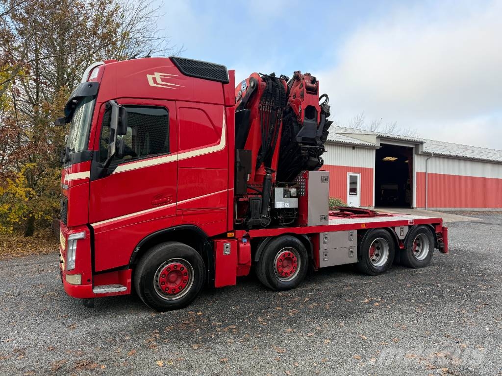 Volvo FH 500 8x4 m. 85 Tons EFFER Kran, 2014 - używane żurawie ...
