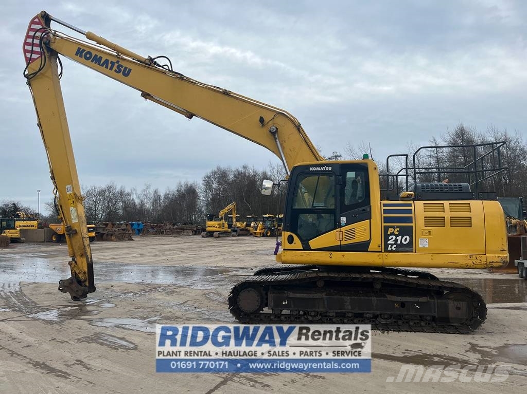 Komatsu PC 210 LC, 2019, Oswestry, Shropshire, United Kingdom - Used long reach excavators ...