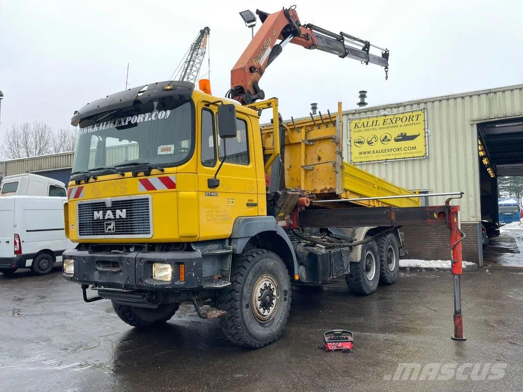 Man 27.403 Kipper + Palfinger PK21000B Crane Full Spri, 1998, 's ...
