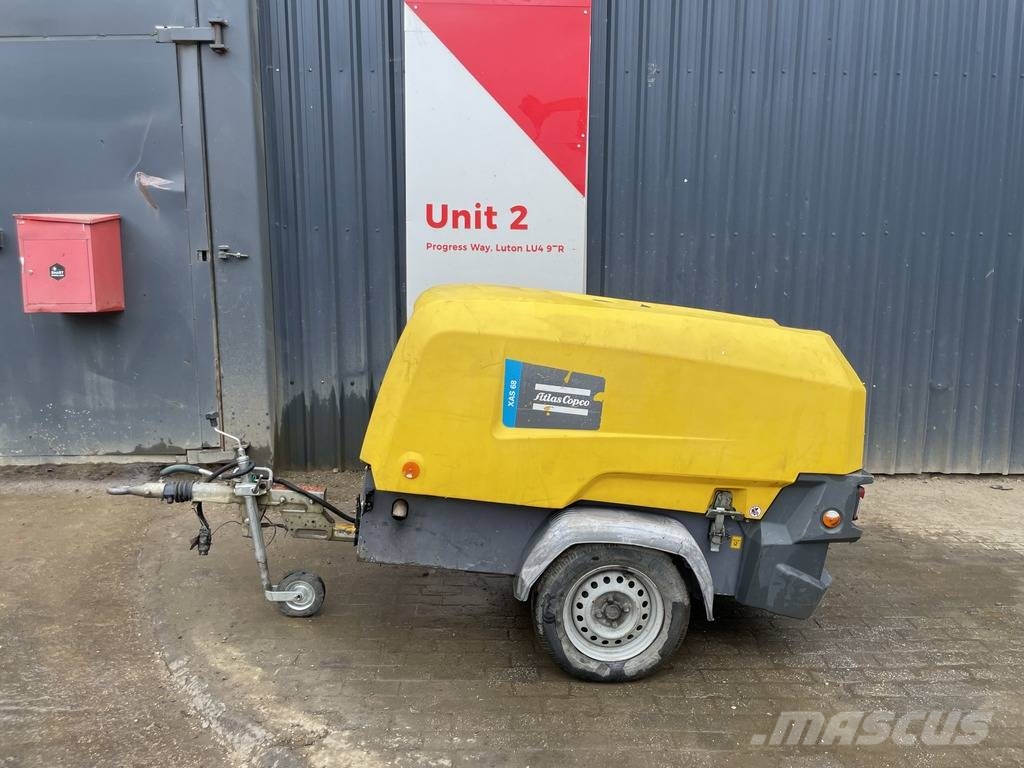Atlas Copco XAS 68 3.5 m3/min (125 cfm) Compressor, 2018, Biggleswade ...