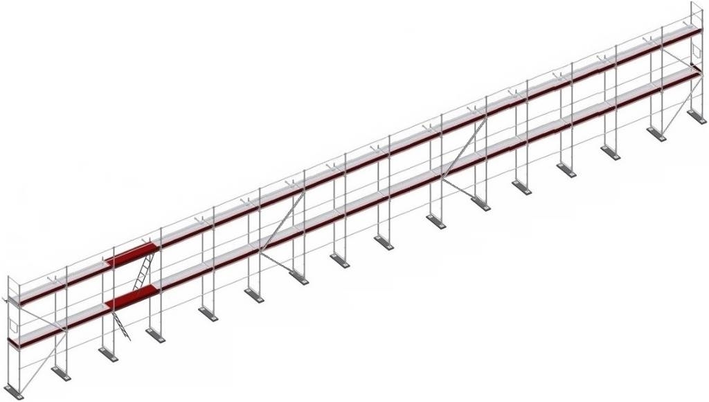 Plettac, MJ , Lešeni, Skele 312m Gerüst, Baugerüst, 2025, Krapkowice ...