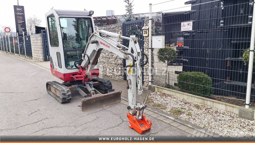 Takeuchi TB219, Minibagger mit neuem Schnellwechsler MS 03, 2012, Hagen ...