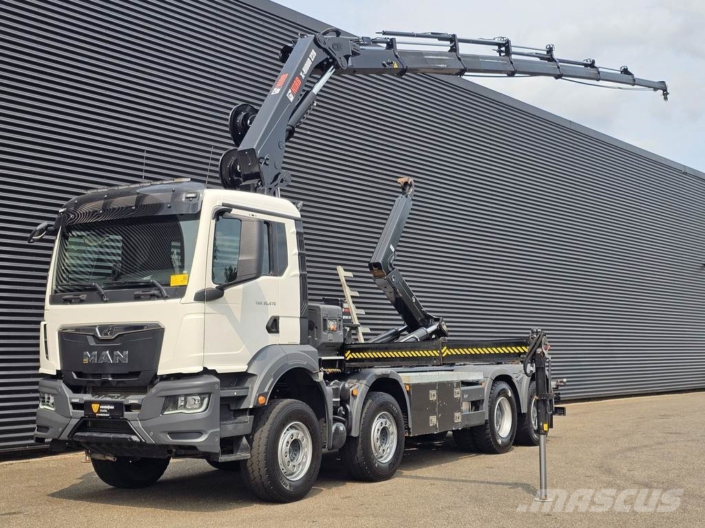 Man TGS 35.470 8X4 BB / HIAB CRANE + HOOKLIFT, 2022, Gilze, Netherlands ...