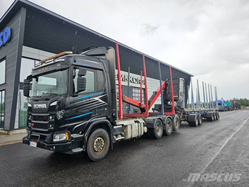 Scania R730 8x4 koko yhdistelmä, 2019, Tupos, Pohjois-Pohjanmaa, Suomi ...