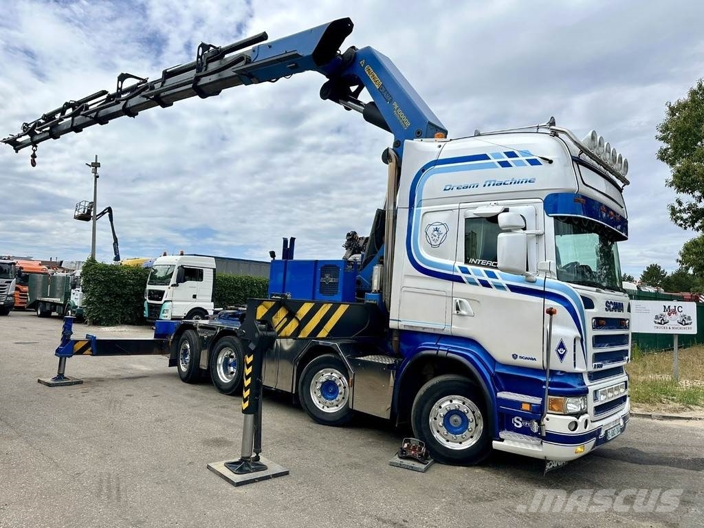 Scania R500 8x2 + CRANE 100Tm! PALFINGER PK100002 G 8x +, 2009 ...