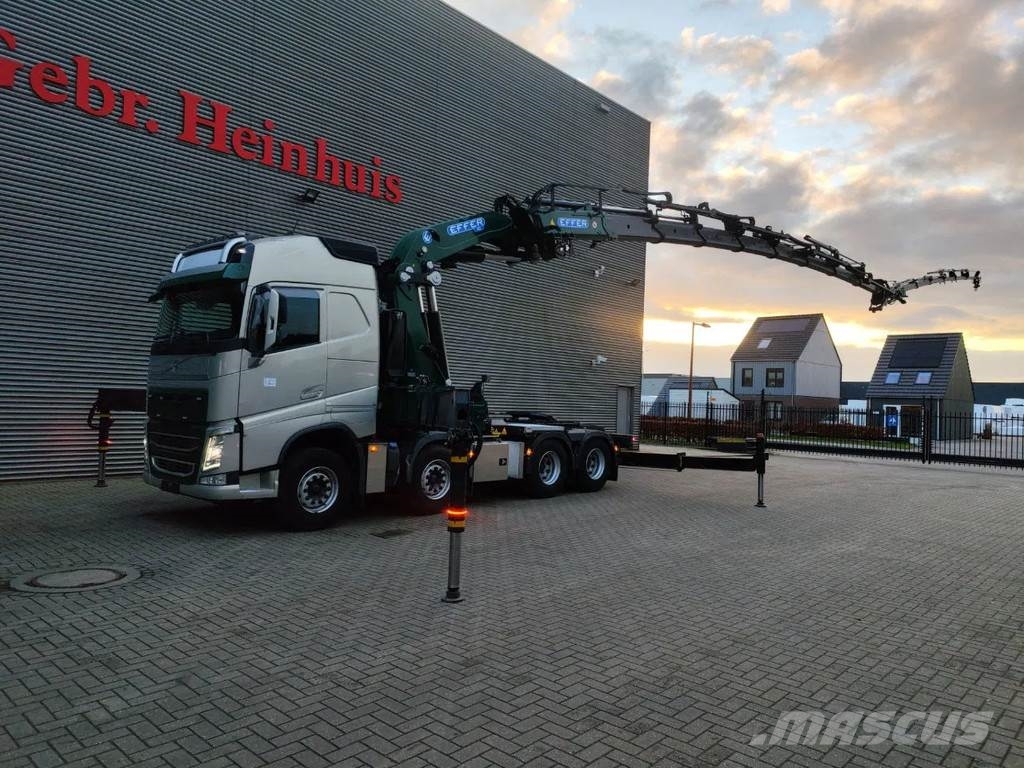 Volvo FH 500 8x4 Effer 955/8S, 2019, Almelo, Netherlands - Used mobile ...