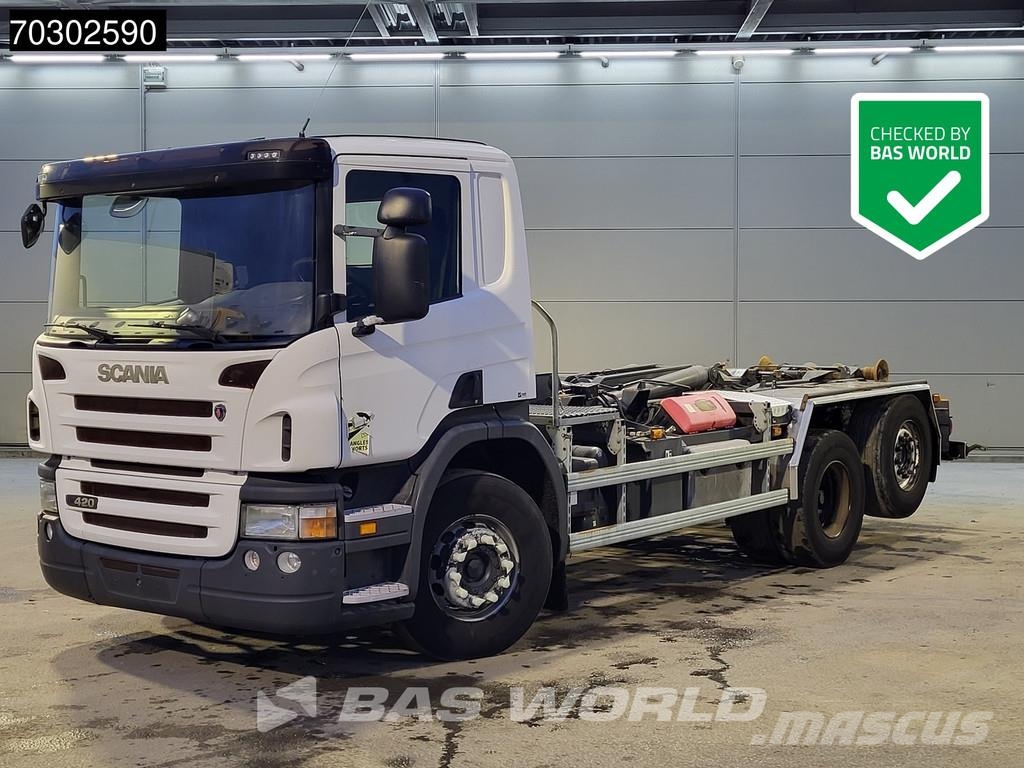 Scania P420 6X2 20 tons Dalby containersystem Lift-Axle M, 2011, Veghel ...
