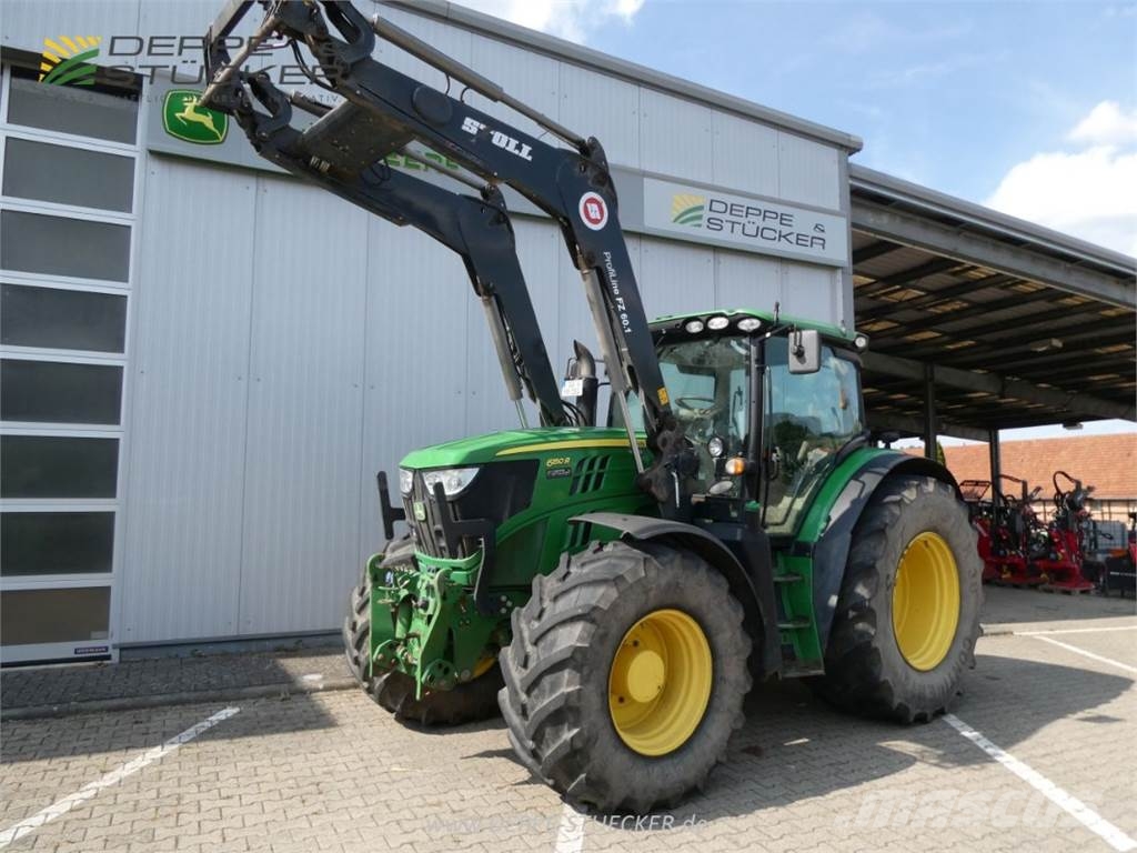 John Deere 6150R, 2015, Polleben, Germany - Used tractors - Mascus