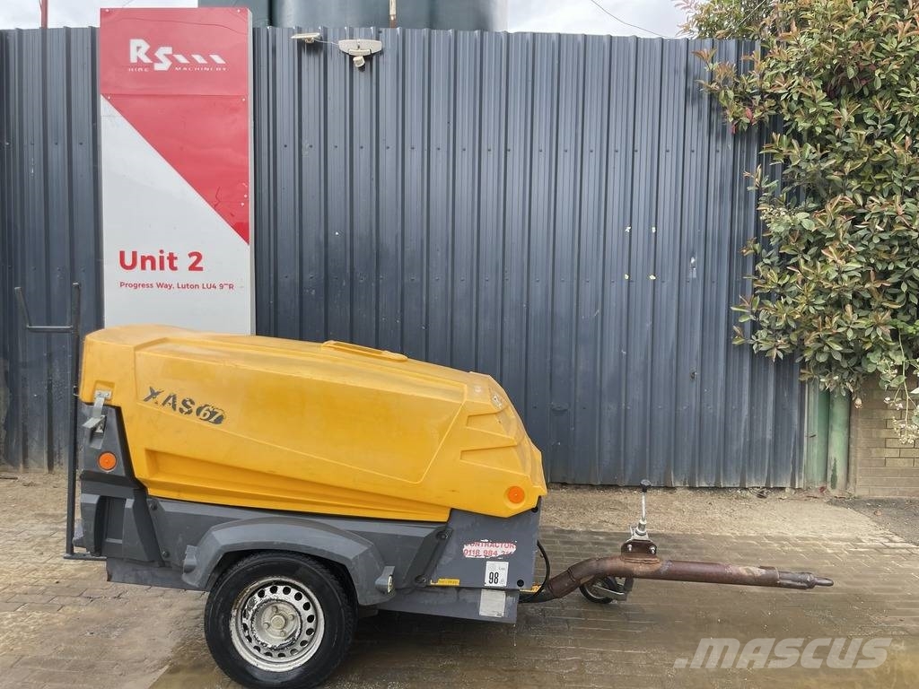 アトラスコプコ XAS 67 Compressor, 2014, Luton, Bedfordshire, イギリス - 中古 コンプレッサー ...