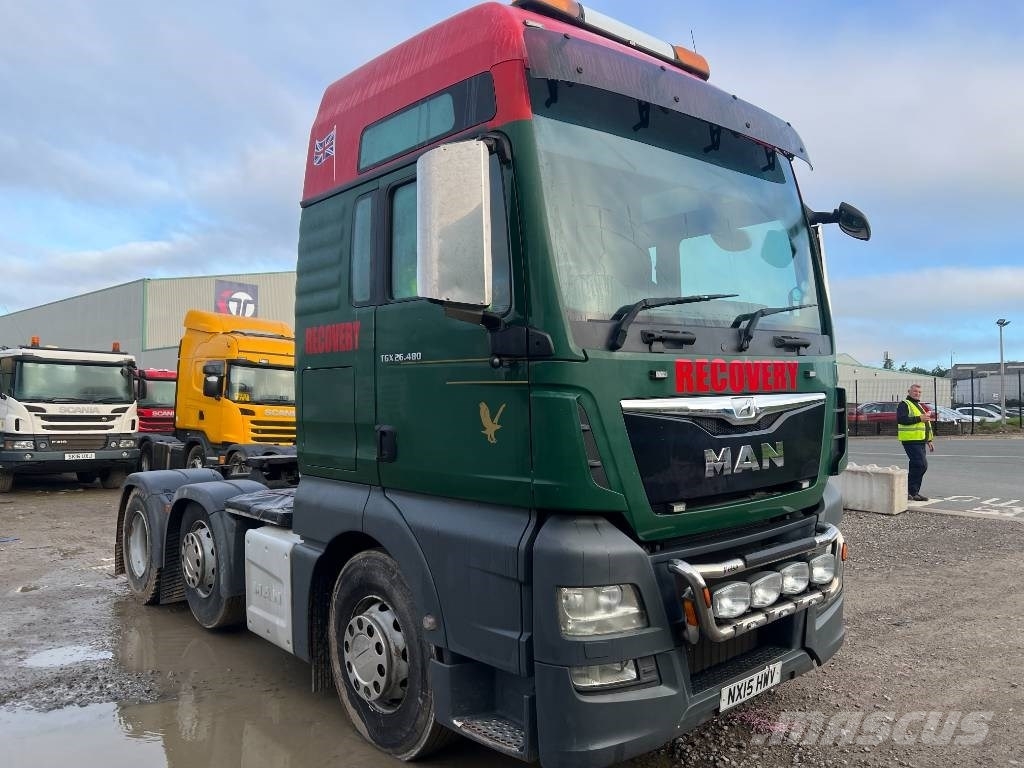 Man TGX 26.480, 2015, United Kingdom - Used tractor Units - Mascus UK