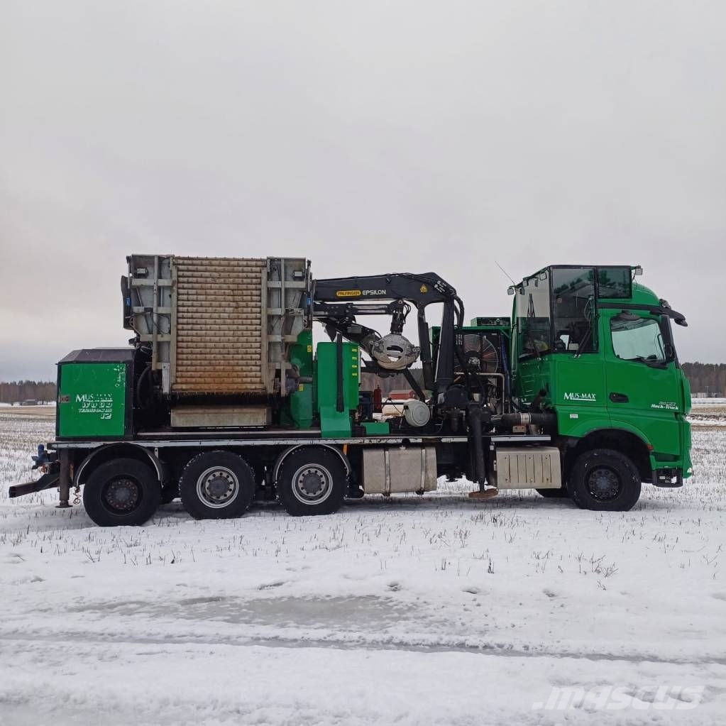 Mus-Max WT12TG Mercedes Arocs 630hp, 2020, Finland - Used wood chippers ...