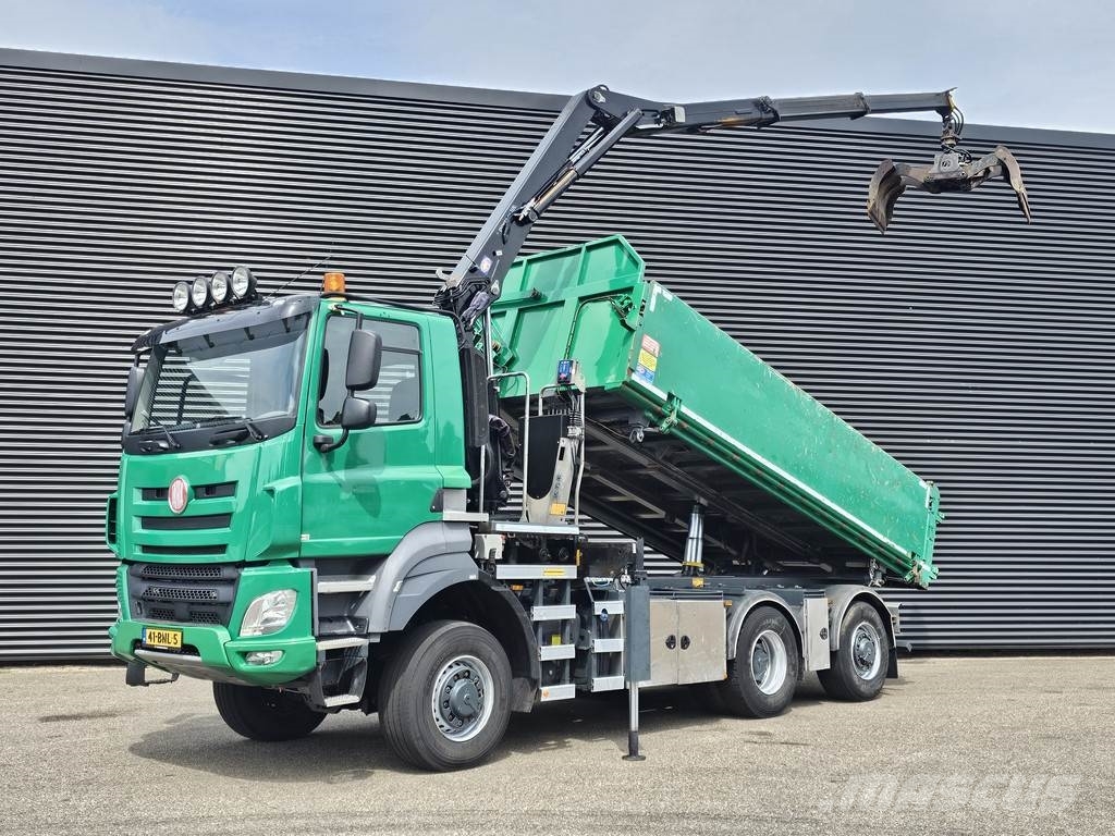 Daf TATRA T158/II 6X6 / HMF Z CRANE + 2 SIDE TIPPER, 2018, Gilze ...