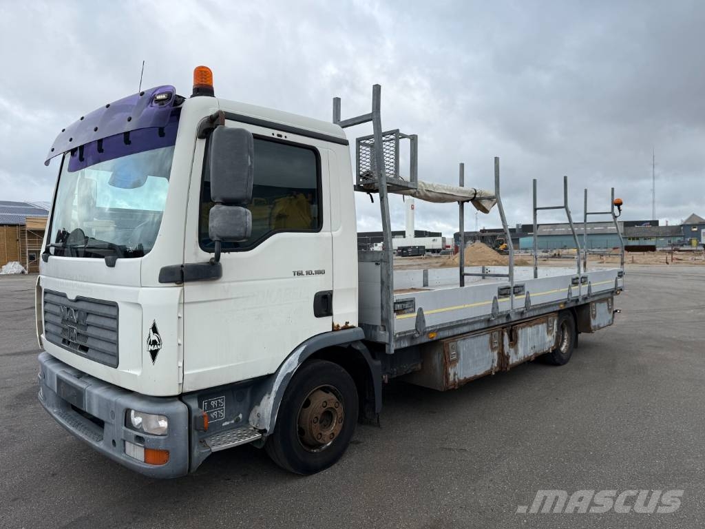 Man TGL 10.180 4x2 6,80 m. Flatbed, 2006, Padborg, Syddanmark, Denmark ...
