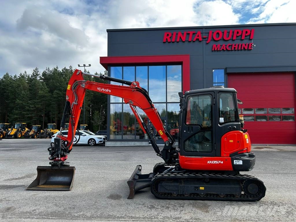 Kubota KX 57-4 / Rototilt R2, Rasvari, Ilmastointi, Kauha, 2019 ...