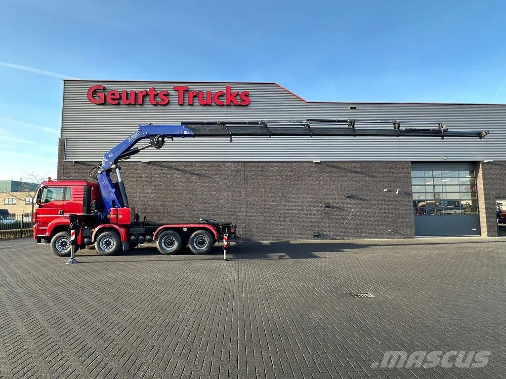 Man TGS 35.480 BL 8X4 TREKKER-BAKWAGEN + FASSI 660 AXP, 2011, Andelst ...