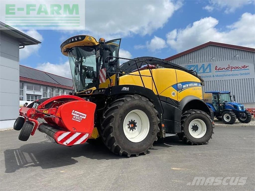New Holland fr 550 häcksler inkl. kemper pickup mais gebiss, 2021, DE ...