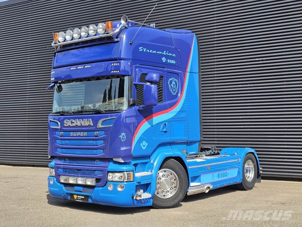 Scania R580 V8 / 2 TANKS / 4x2 / FULL AIR / PTO, 2016, Gilze ...