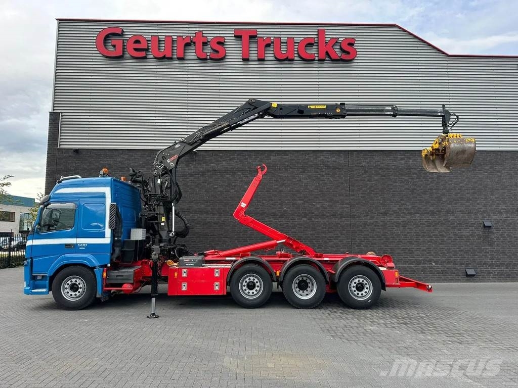 Volvo FM 500 8X2 HIAB MULTILIFT HAAKARMSYSTEM / ABROLLKI, 2018, Andelst ...