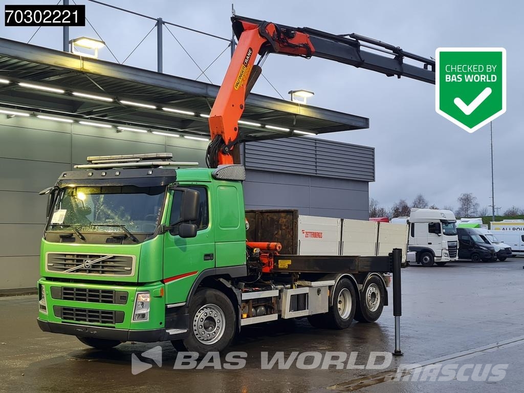 沃尔沃 FM 340 FM 6X2 Palfinger PK23002 Crane 10m3 3-way t, 2007, Veghel ...