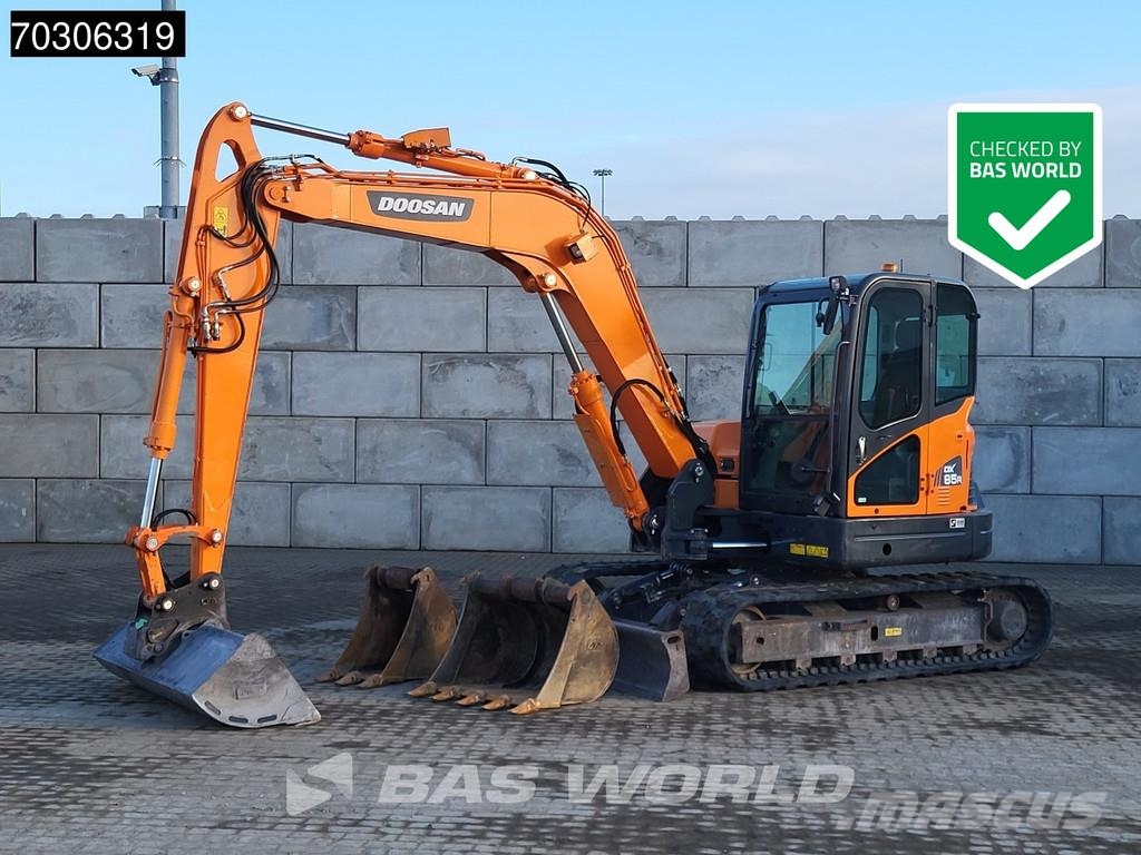 Doosan DX85 R-3 A/C - 3 Buckets, 2021, Veghel, Países Bajos - mini ...