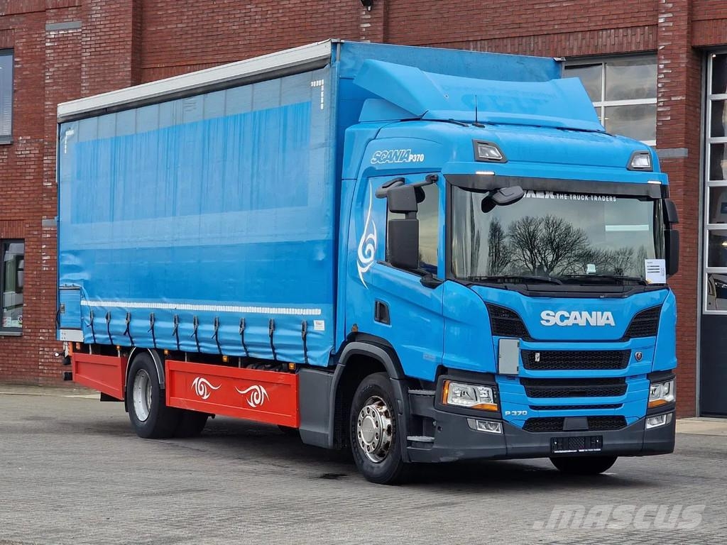 Scania P370 4x2 Tautliner 4x2 - Loadlift - Full air - Nav, 2019 ...
