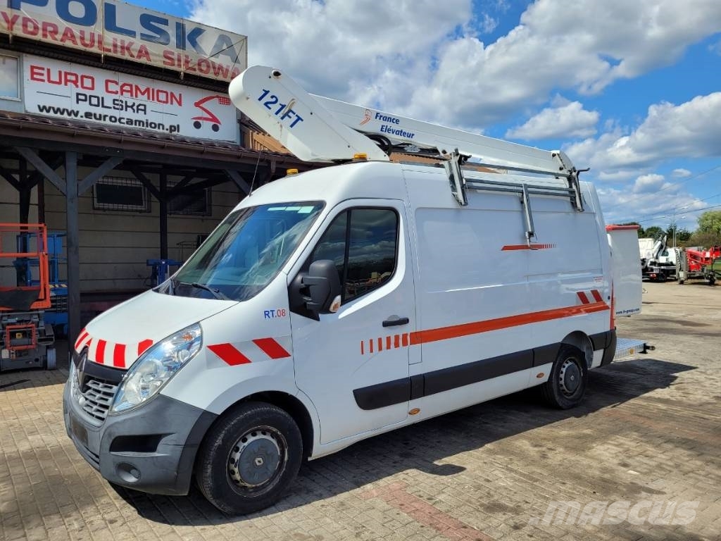 France Elevateur 121FT -12m Renault Master -bucket truck boom lift ...