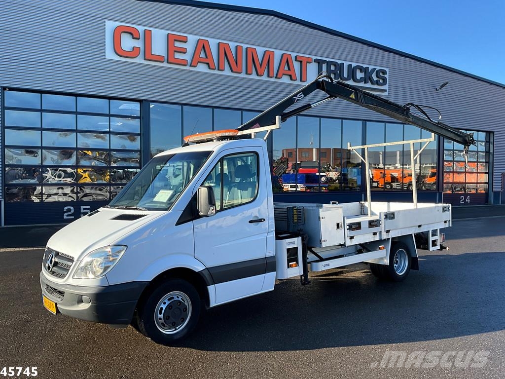 Mercedes-Benz Sprinter 513 2.2 CDI Hiab 2 Tonmeter laadkraan Jus, 2010 ...