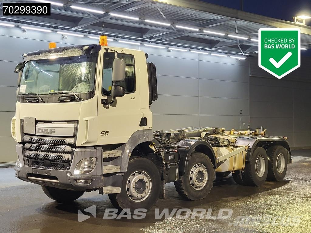 Daf CF 510 8X4 25t Dalby Hook Full Steel Manual Retard, 2016, Veghel ...