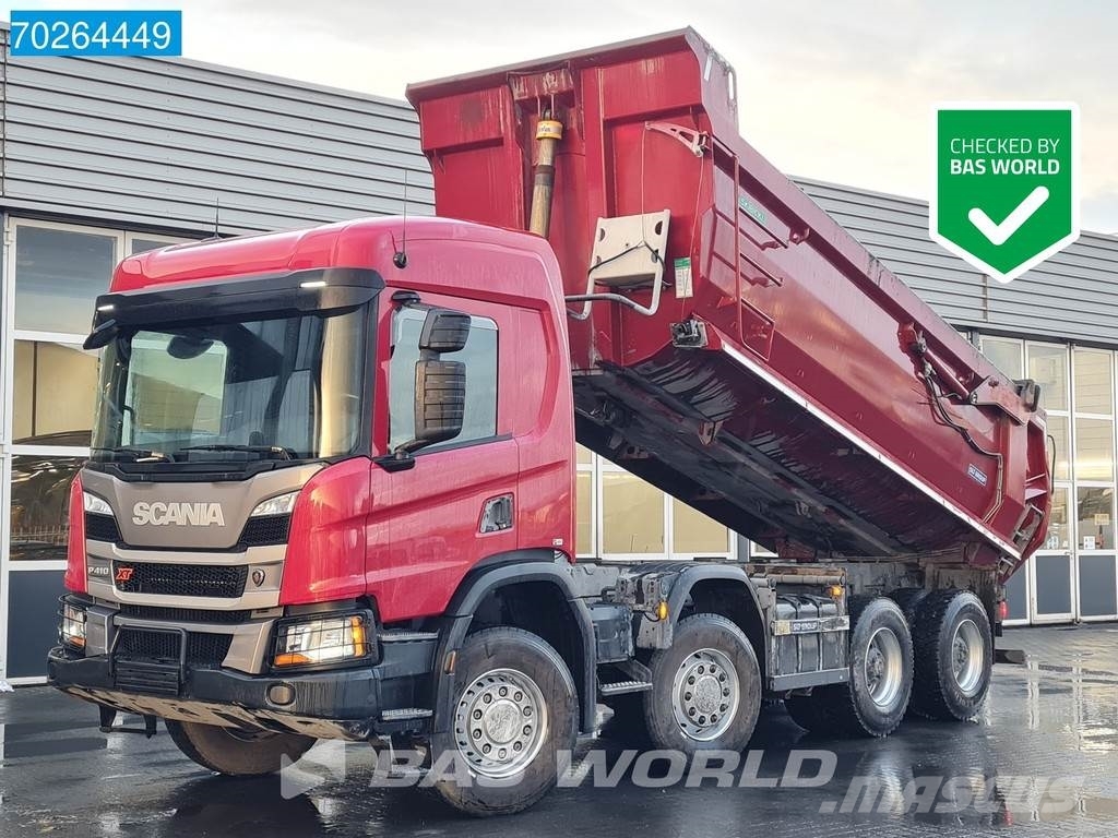 Scania P410 8X4 Big-Axle 19m3 Tipper Steelsuspension Euro, 2021, Veghel, Países Bajos - camiones ...