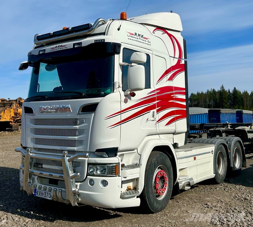 Scania R580 6x4 HCT varustuksella ja hydrauliikalla, 2016, Viitasaari ...