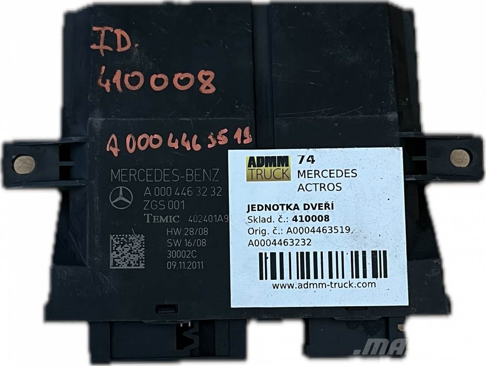 Mercedes-Benz ACTROS JEDNOTKA DVEŘÍ A0004463519, A0004463232, Lišov ...