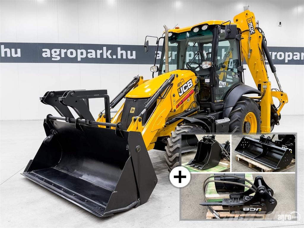 Jcb 3CX Eco Sitemaster backhoe loader, 92 hp, air con , 2018, Ungarn ...