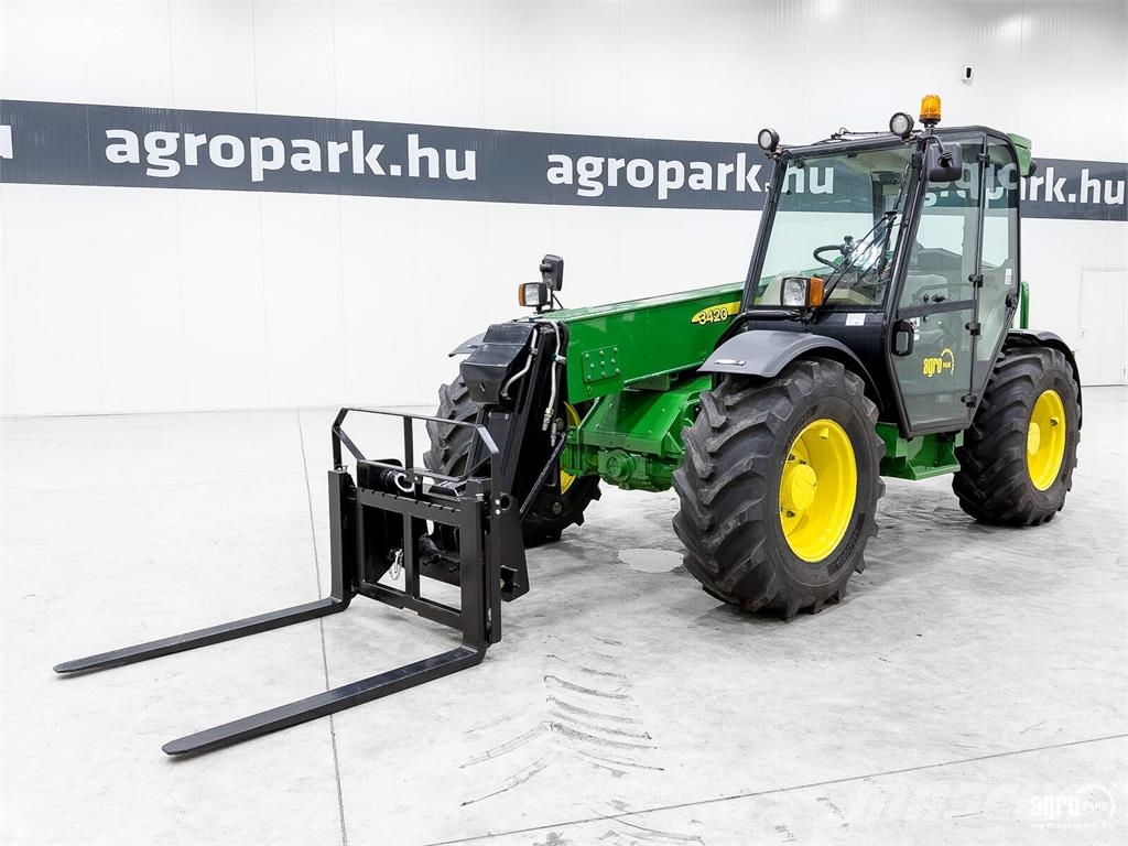 John Deere 3420 telehandler with 7 m reach, air con, air seat, 2006 ...