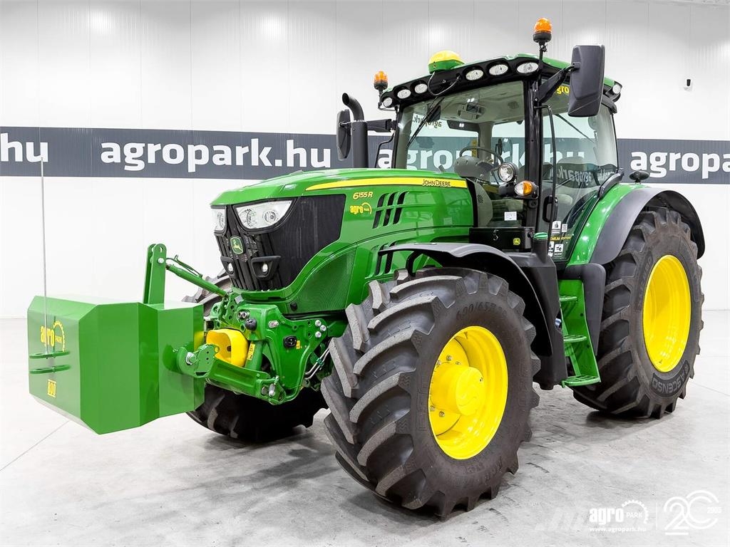 John Deere 6155R tractor, DirectDrive 50 km/h, TLS, cab susp., 2022 ...