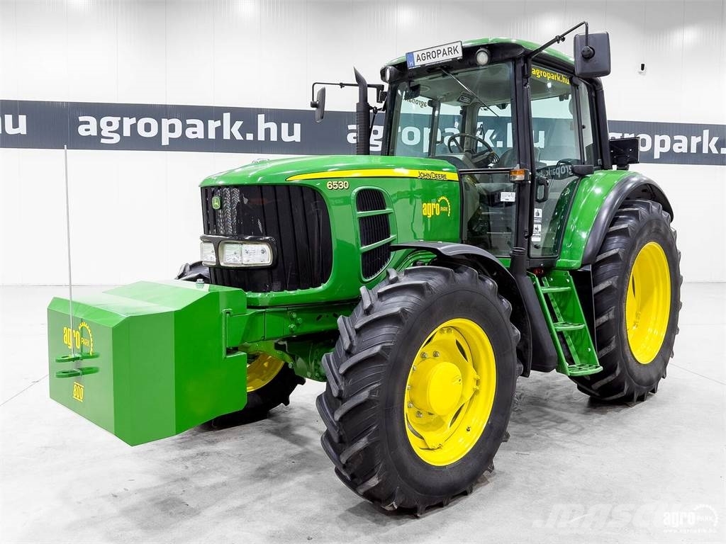 John Deere 6530 tractor, PowerQuad, 6 cyl. JD engine, air bra, 2009 ...