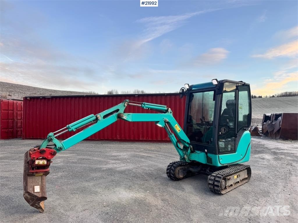 Kobelco SK18 Mini excavator w/ Powertilt, 3 buckets, rippe, 2016, Sør ...