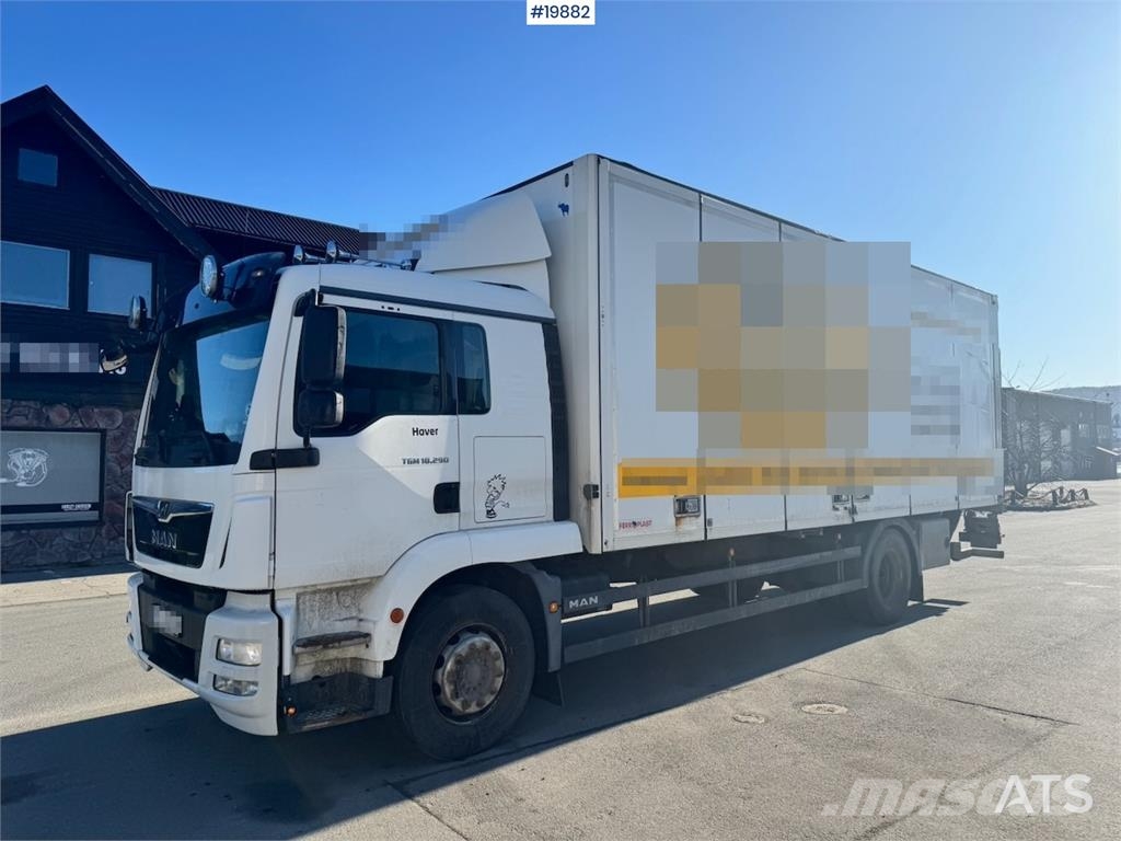 Man TGM 18.290 4x2 Box truck w/ Full side opening., 2018, Vest-Agder ...