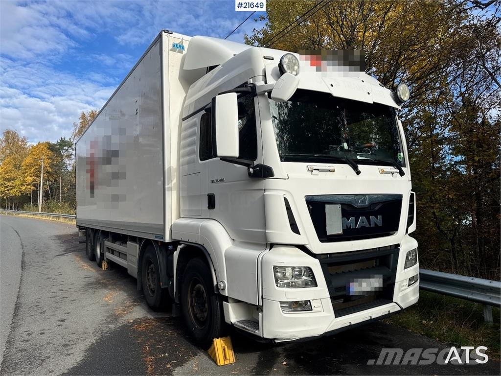 Man TGS 35.480 8x2 Box truck w/ Full side opening., 2016, Oslo, Norge ...