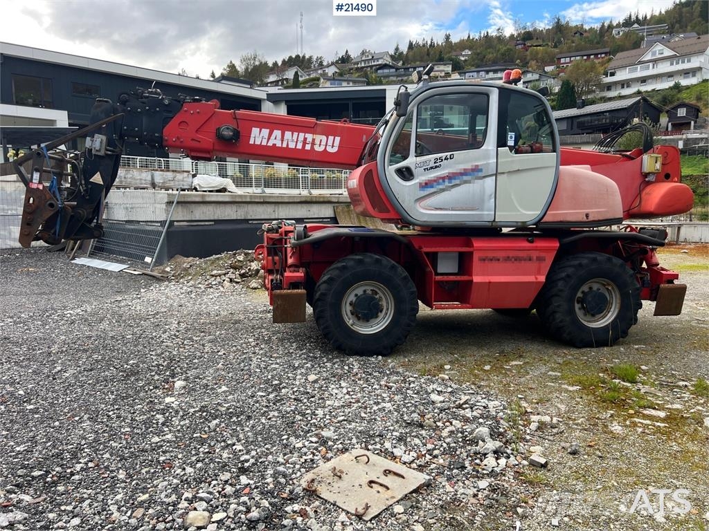 Manitou MRT2540 w/ radio control, crew basket, 2 sets of p, 2008, Sogn ...