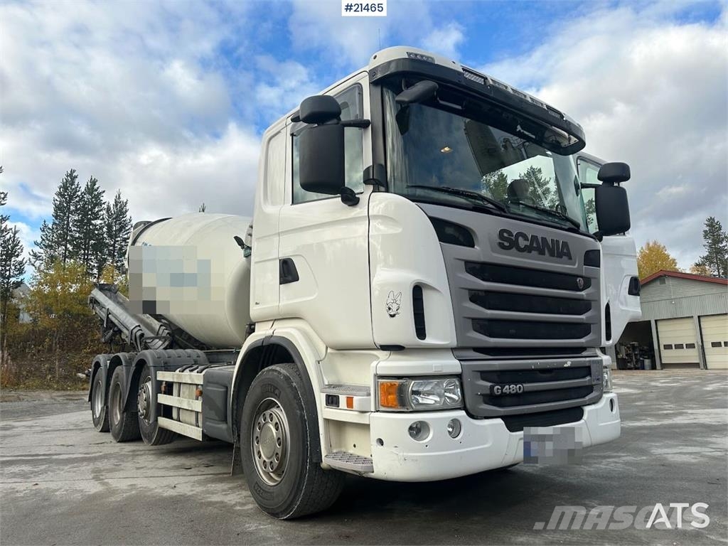 Scania G480 8x2 concrete truck w/ Saraka building and cro, 2013, Troms ...