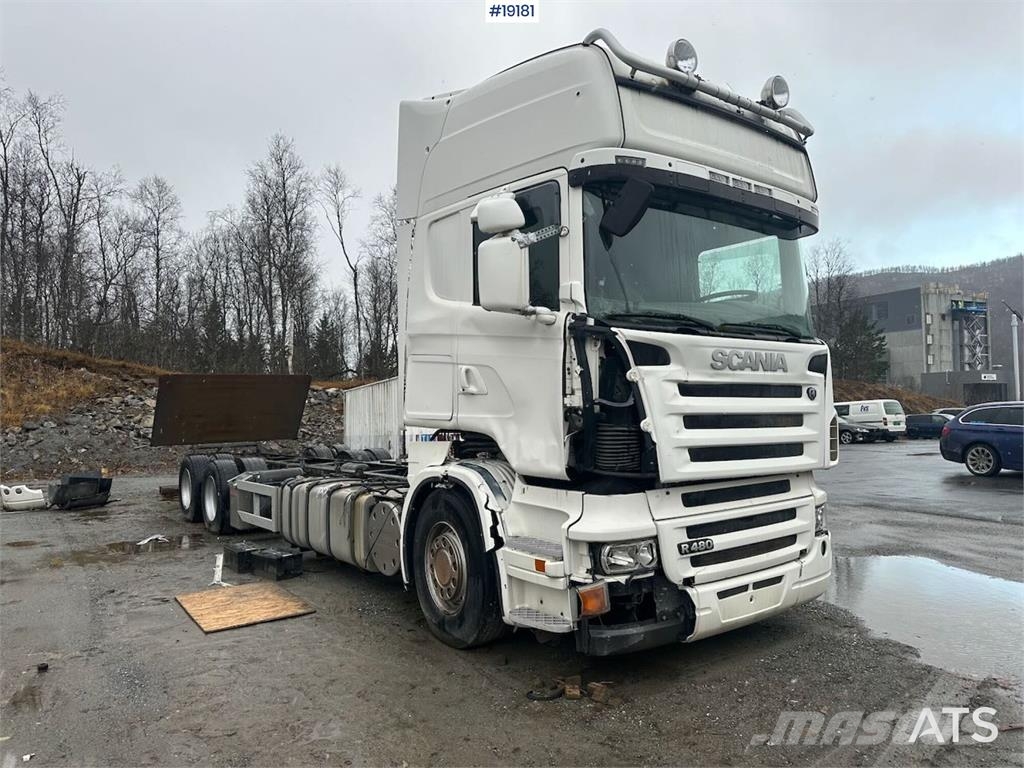 Scania R480 6x2 w/ Zepro lift. Rep. object., 2008, Troms, Norja ...