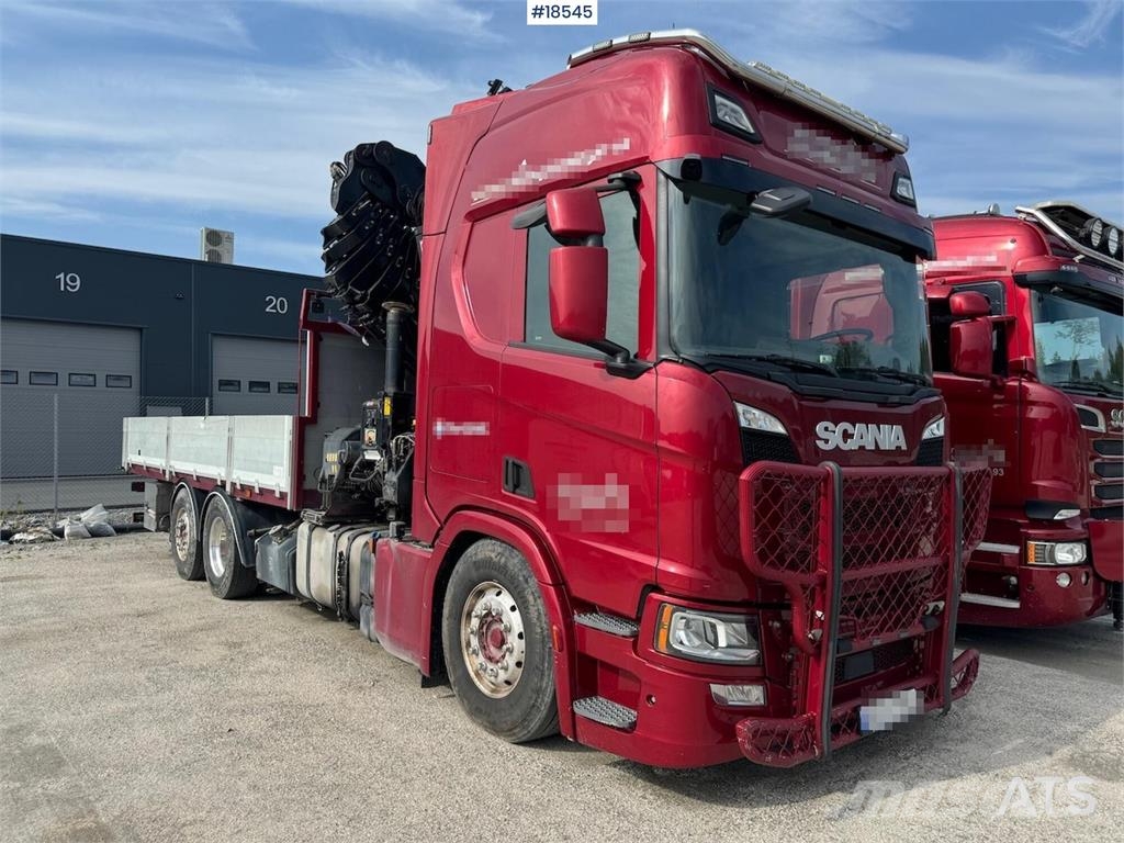 Scania R500 6x2 crane truck w/ 47 t/m Hiab crane with jib, 2019 ...