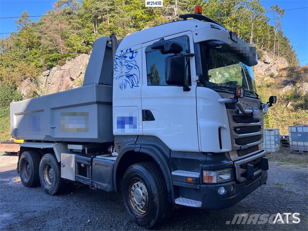 Scania R560 Plow rigged tipper truck w/ plow attachment, 2010, Vest ...
