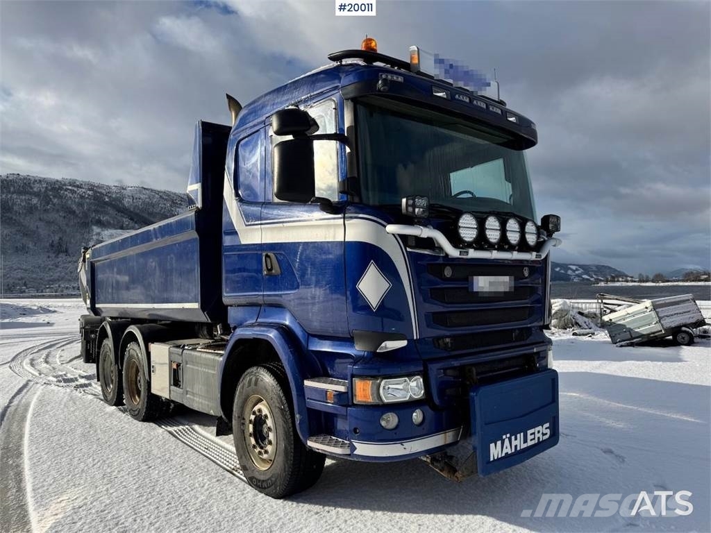 Scania R580 Snow Rigged Asphalt Truck w/ Dumpbox, asphalt, 2015, Møre ...