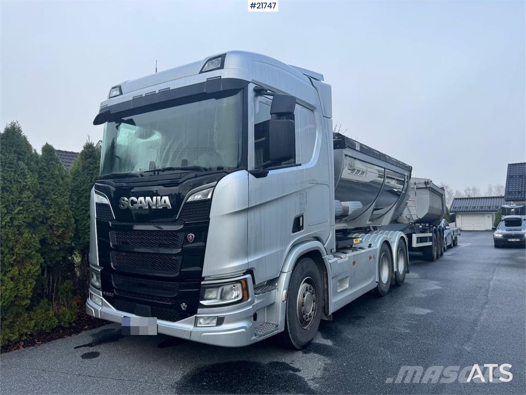 Scania R660 6x4 Asphalt Truck with Carnehl Asphalt Traile, 2022 ...