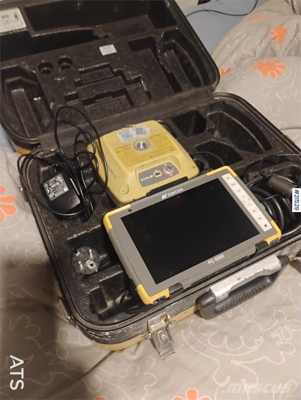 Topcon fc 5000 and hiper sr w/charger, case and pole, Hordaland ...
