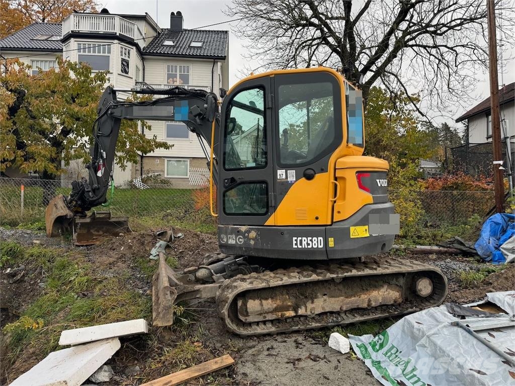 Volvo ECR58D Tracked Excavator with Tilt and Bucket, 2018, Buskerud ...