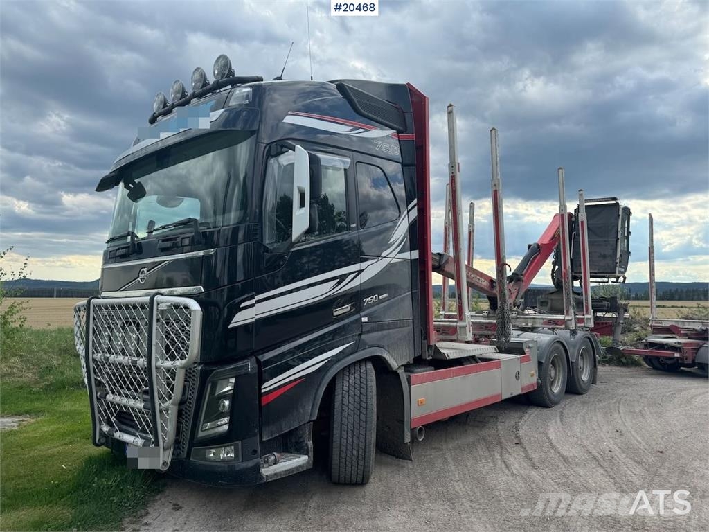 沃尔沃 FH750 6x4 Timber Truck w/ Epsilion M12L Crane and , 2019, Hedmark ...